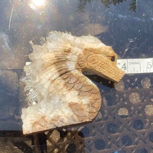 Shellys Boutique | Other | Quartz Crystal Cluster Hand Carved Dragon ...